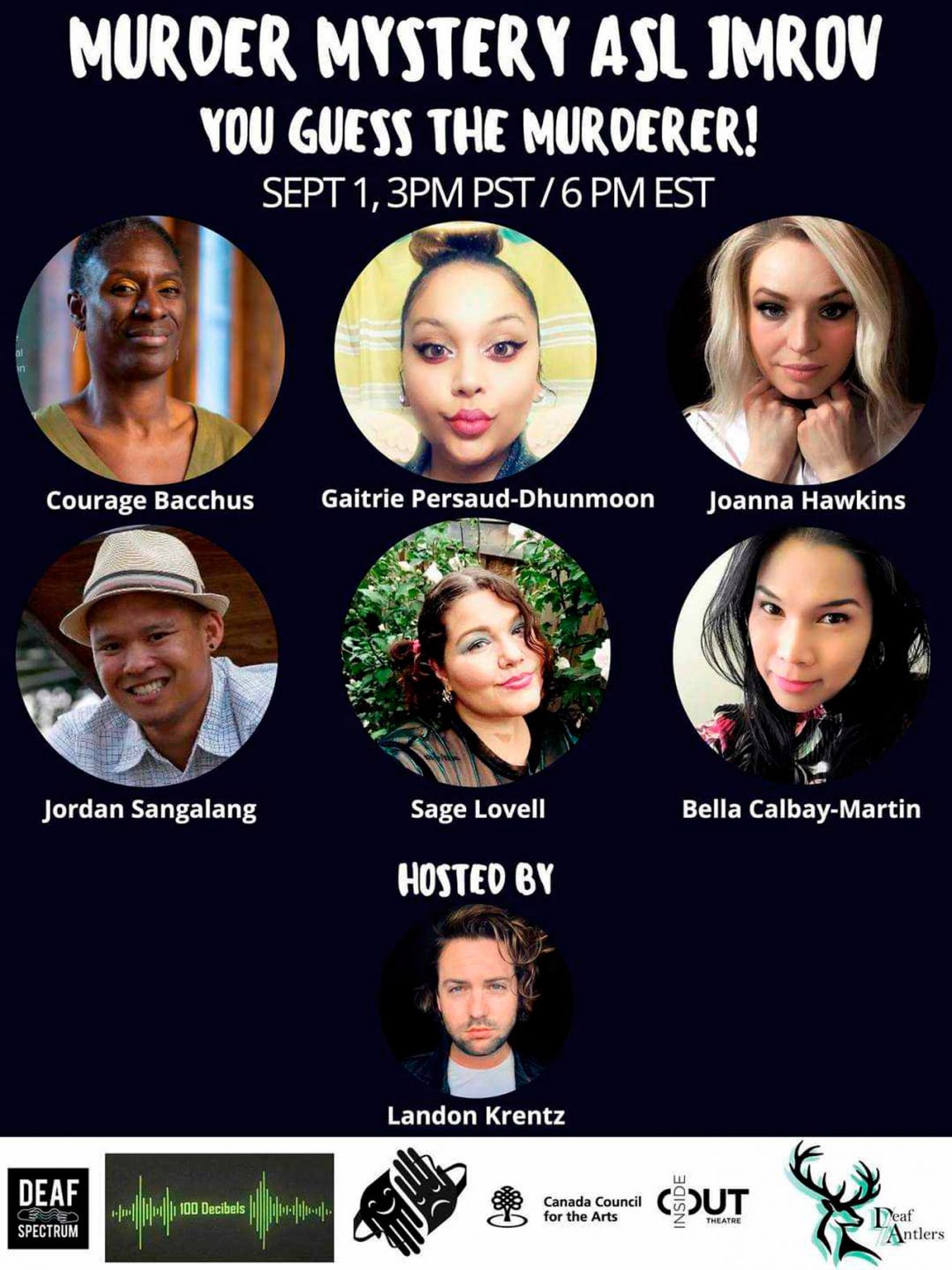 Murder Mystery ASL – Wildseed Centre for Art & Activism